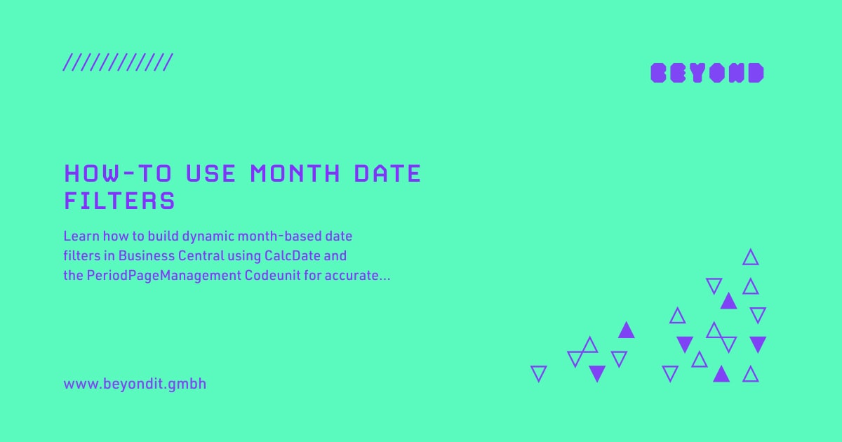 How-To Use Month Date Filters | Blog
