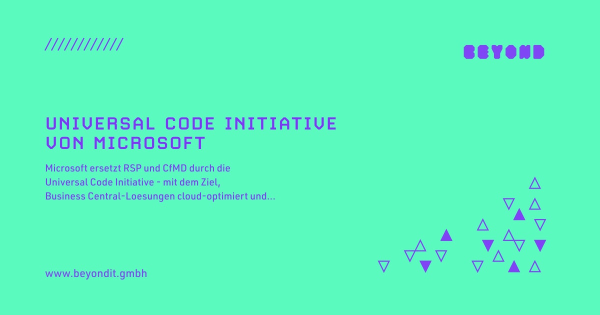 Universal Code Initiative von Microsoft | Blog